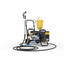 WAGNER SF 23 Plus Aircoat + AB100 op wagen